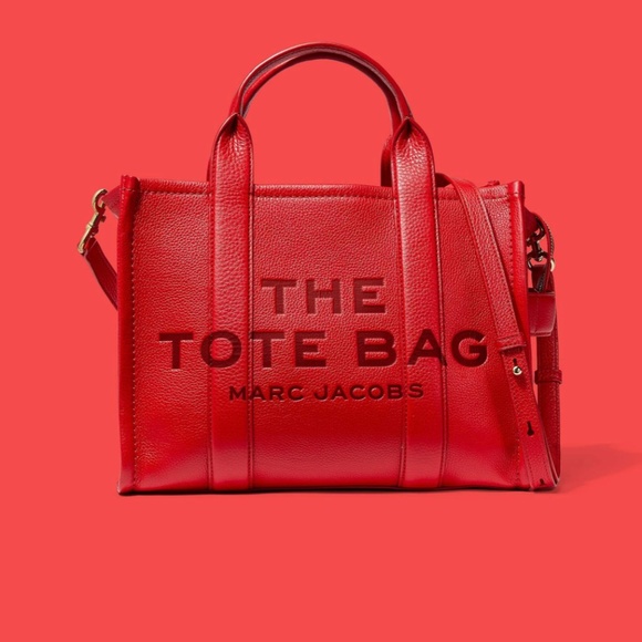 Mac Jacobs | Bags | Marc Jacobs Red Mini Tote Bag | Poshmark